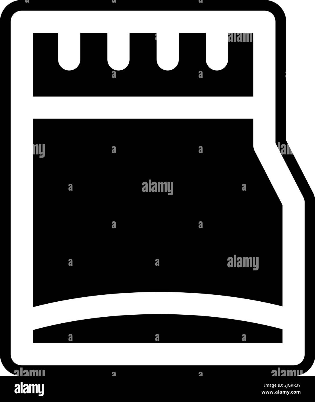 Phone micro sd card Stock Vector Images - Alamy