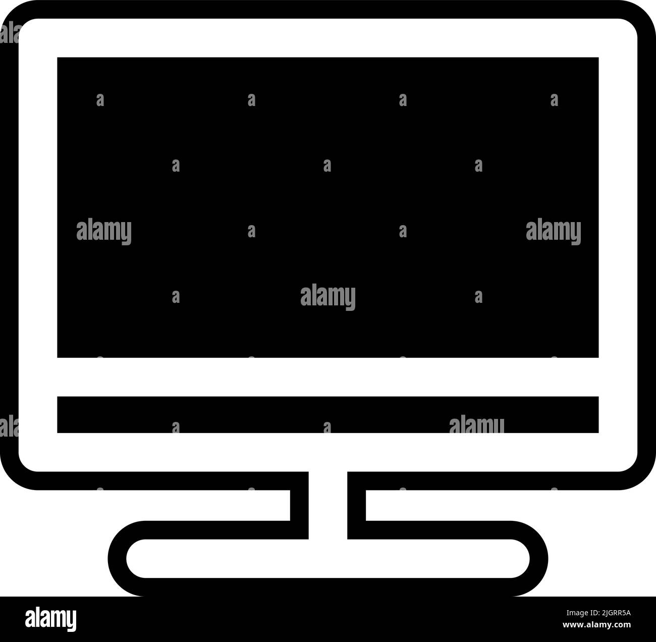 Computer hardware monitor icon Stock Vector Image & Art - Alamy