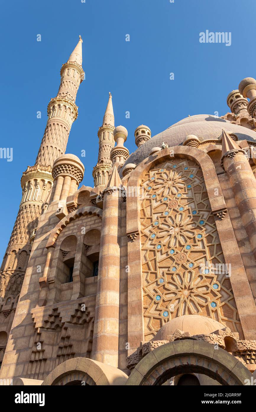 Al Sahaba Mosque in the Old City of Sharm El Sheikh in Egypt at sunrise ...