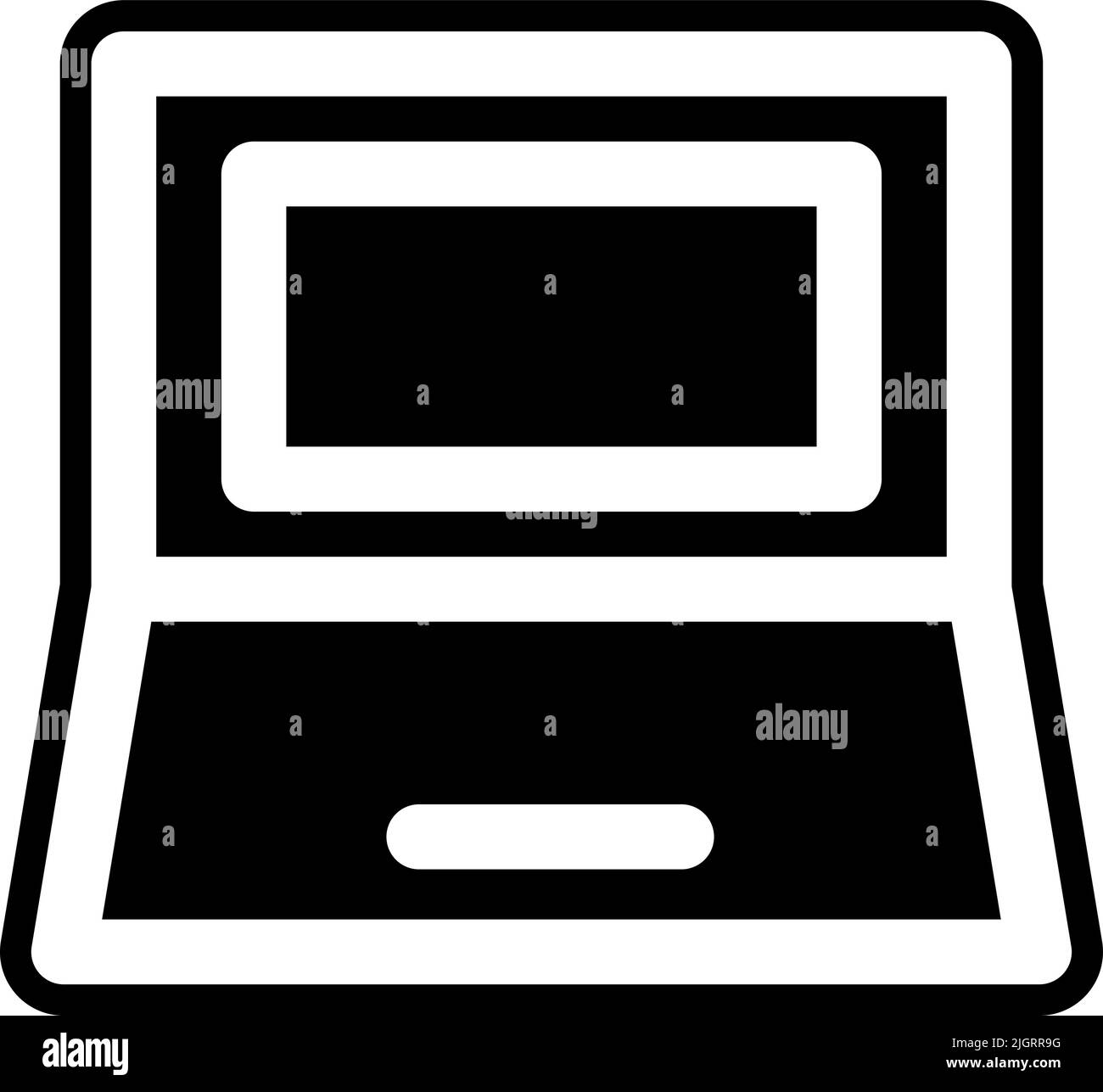 Computer hardware laptop icon Stock Vector Image & Art - Alamy