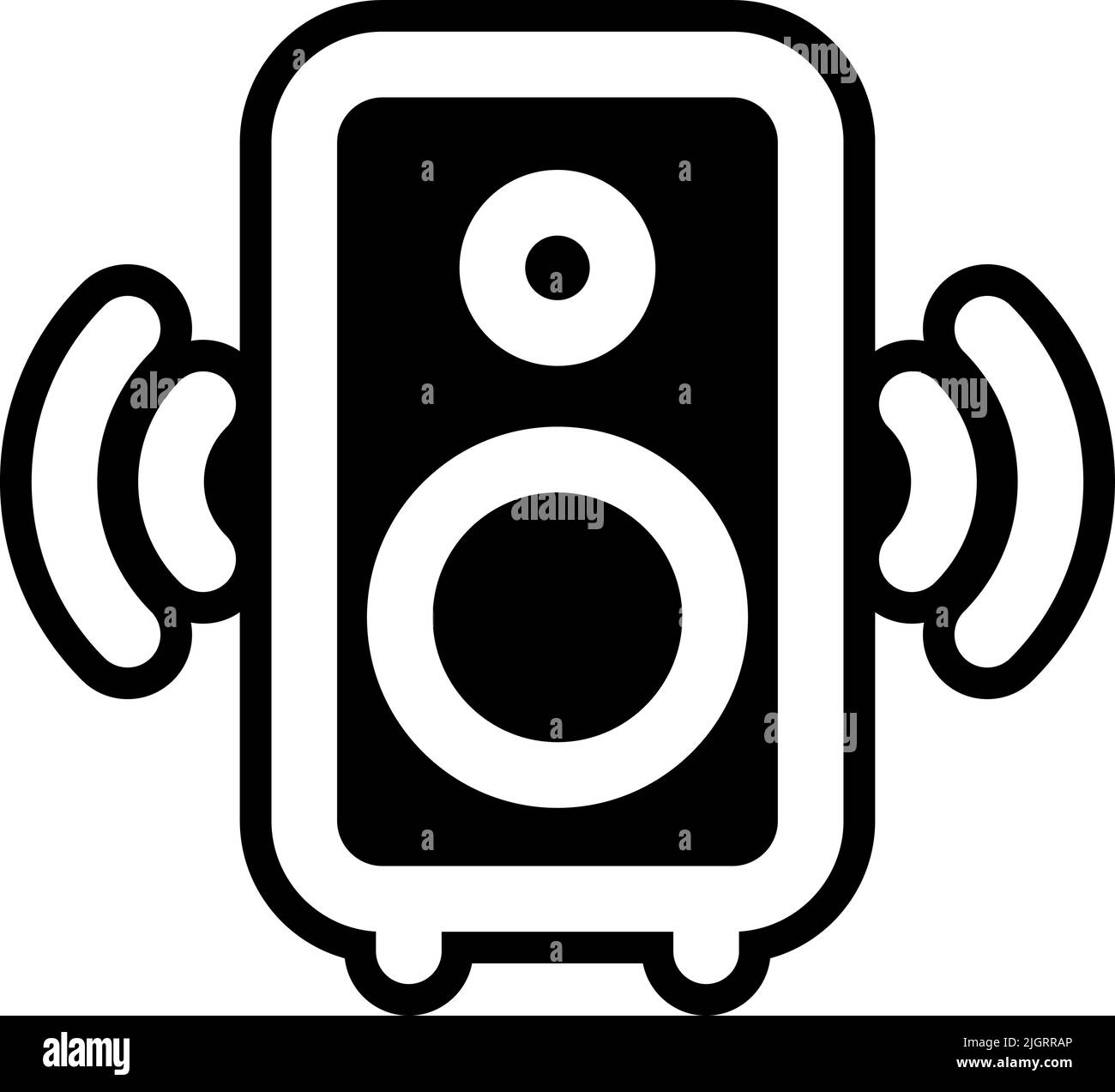 Computer hardware audio speaker icon Stock Vector Image & Art - Alamy