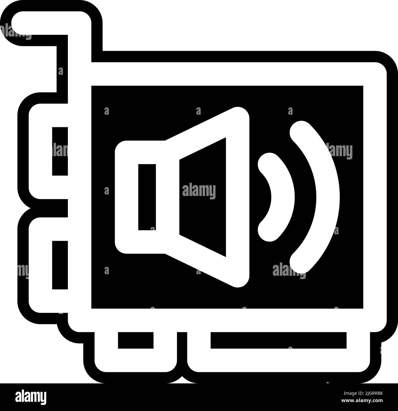 Computer hardware sound card icon Stock Vector Image & Art - Alamy
