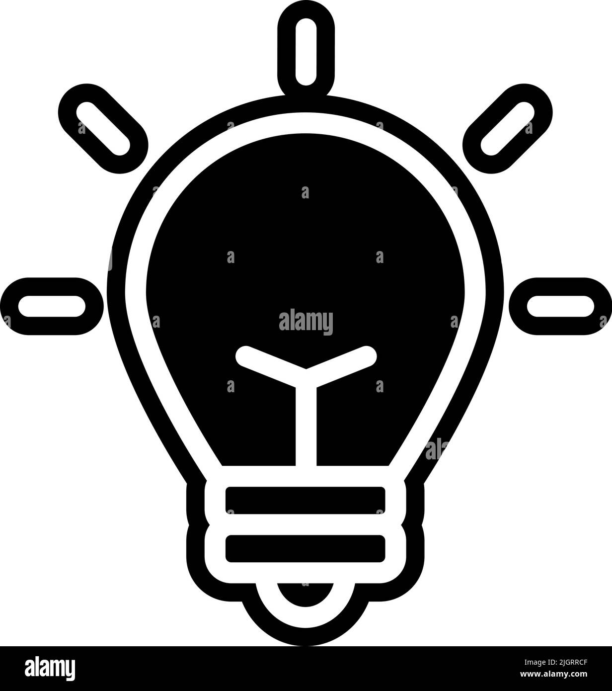 Devices and electronics light bulb icon Stock Vector Image & Art - Alamy