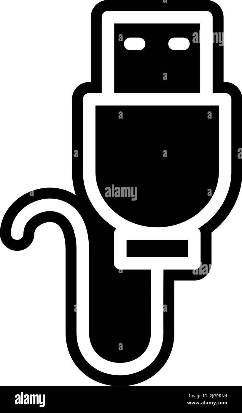 Devices and electronics usb connector icon Stock Vector Image & Art - Alamy