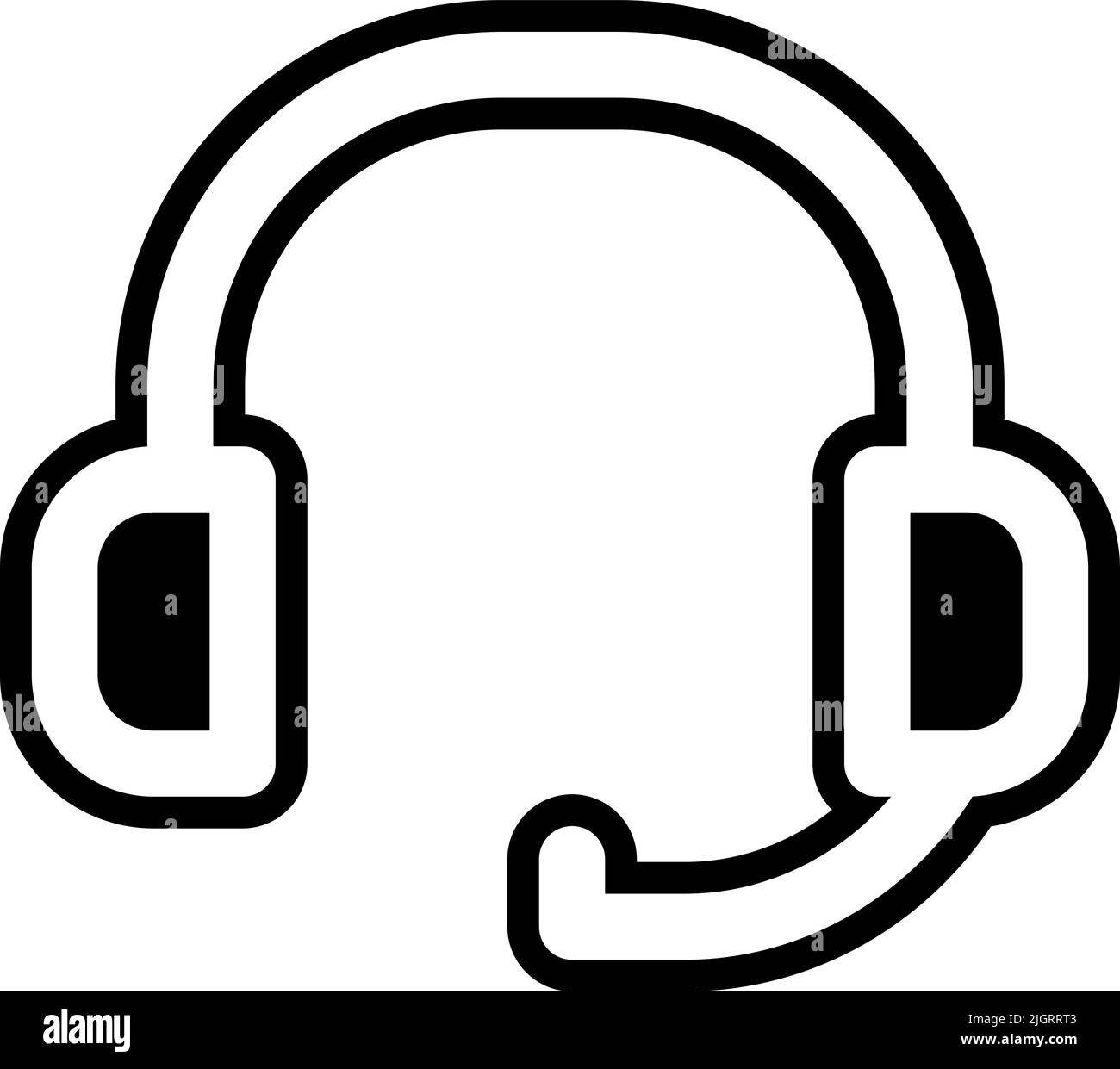 Computer hardware headset icon Stock Vector Image & Art - Alamy