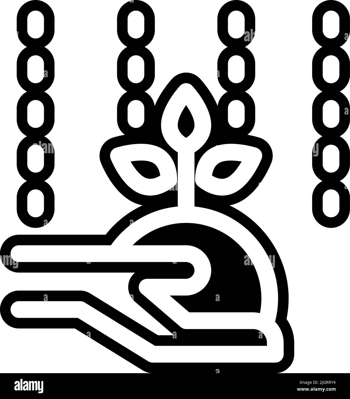 Growing plant protection Black and White Stock Photos & Images - Alamy