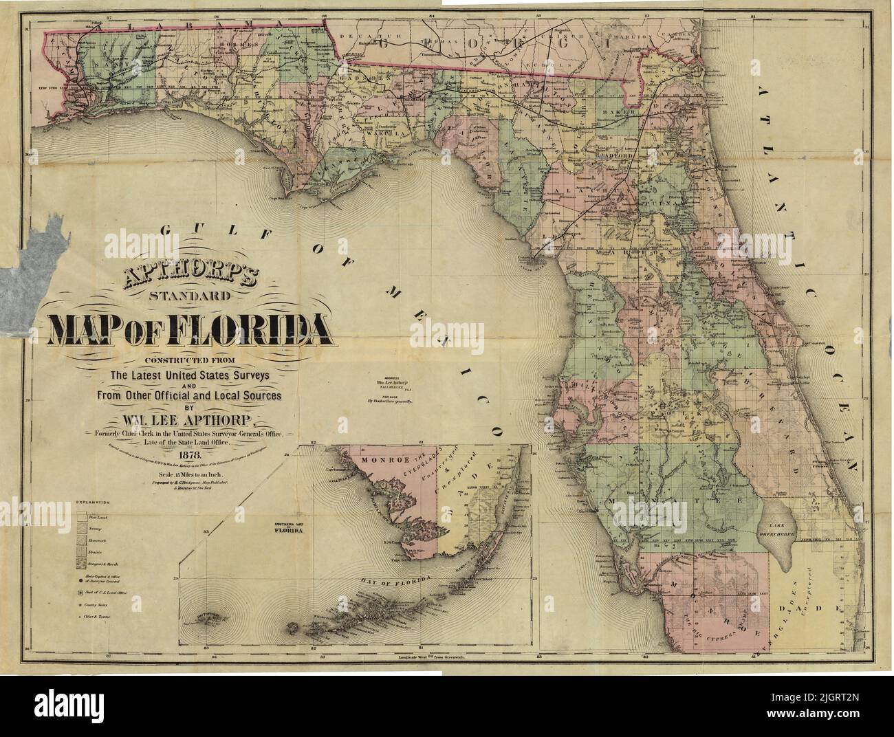 Lee map hi-res stock photography and images - Alamy