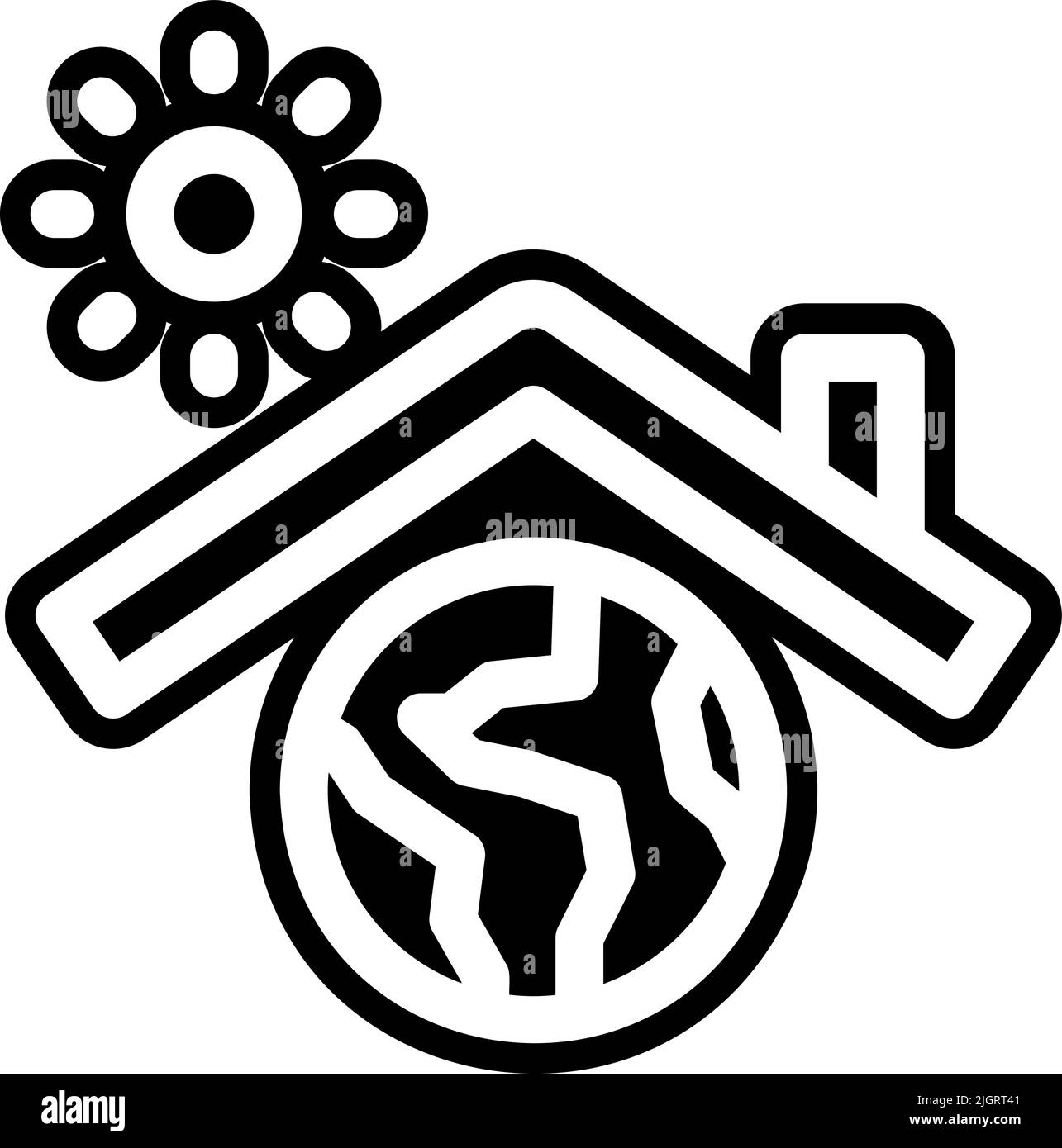 Earth day global warming icon Stock Vector Image & Art - Alamy