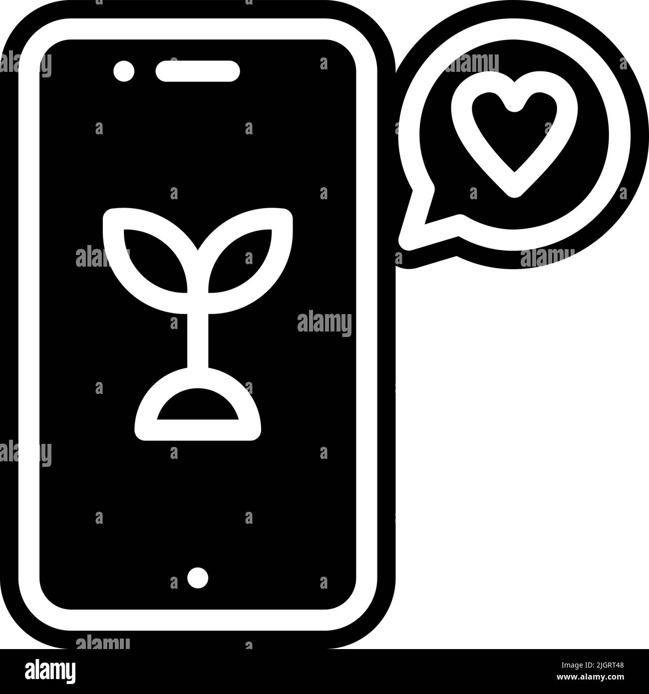 Earth day phone icon Stock Vector Image & Art - Alamy