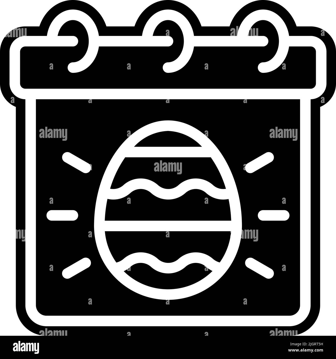 Easter calendar icon Stock Vector Image & Art - Alamy