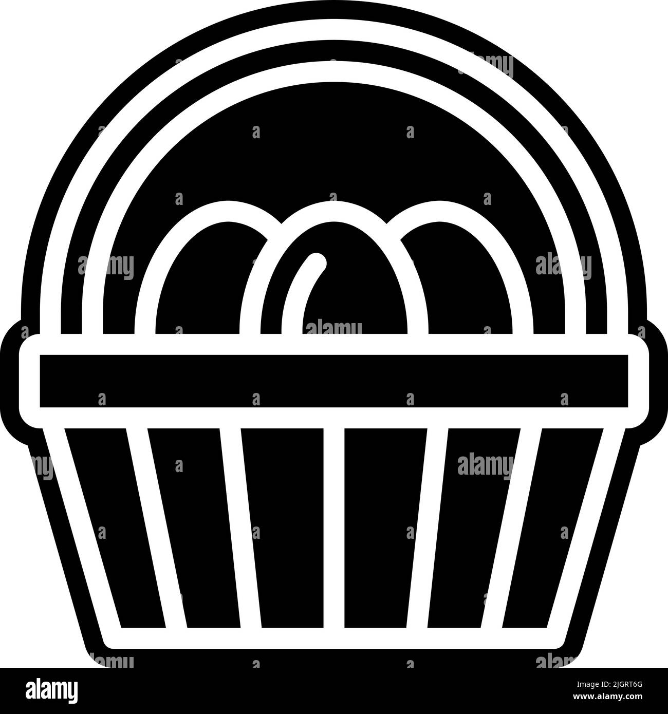 Basket basket symbol Black and White Stock Photos & Images - Alamy