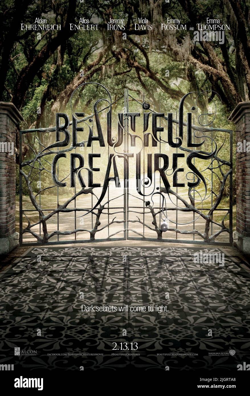 GATES POSTER, BEAUTIFUL CREATURES, 2013 Stock Photo - Alamy