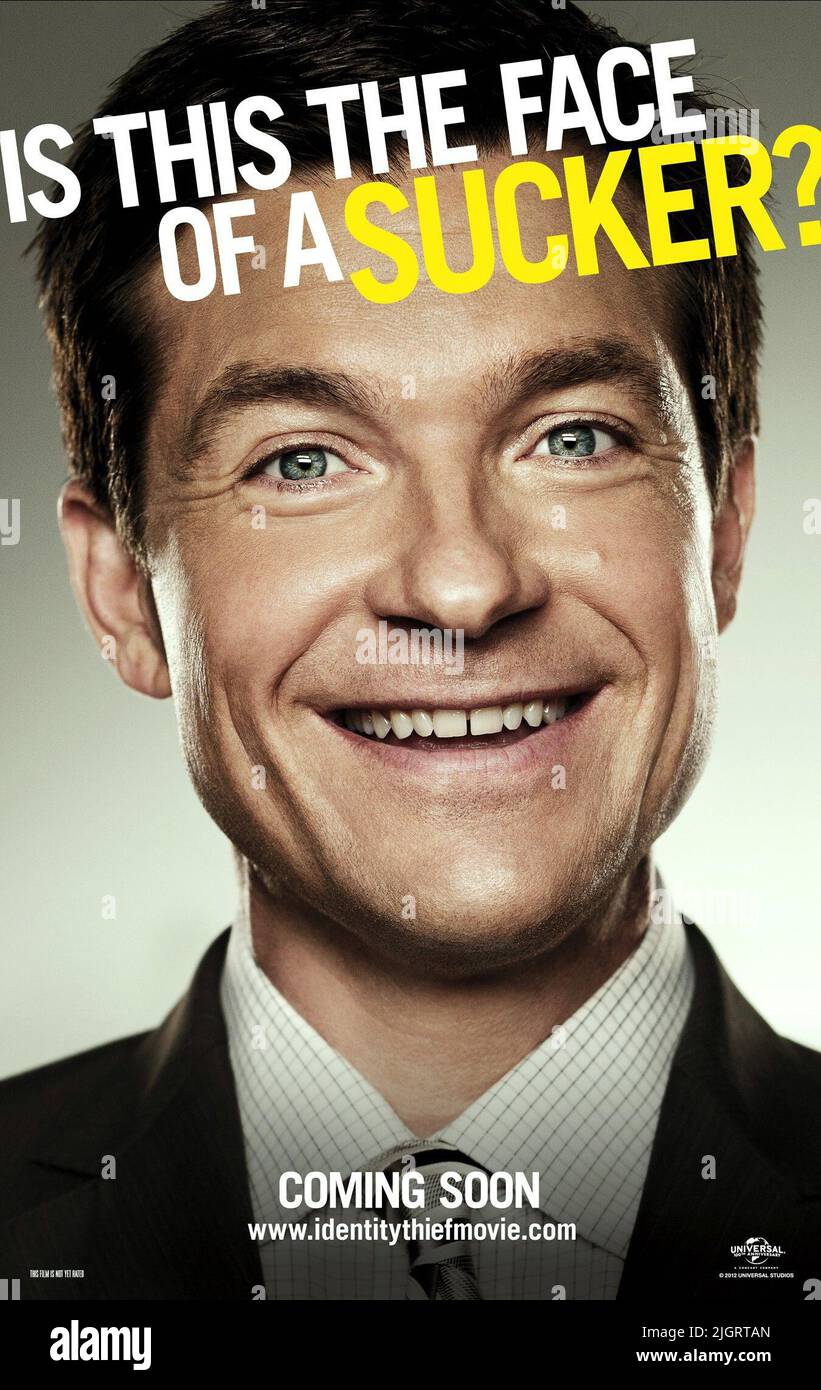 JASON BATEMAN POSTER, IDENTITY THIEF, 2013 Stock Photo - Alamy