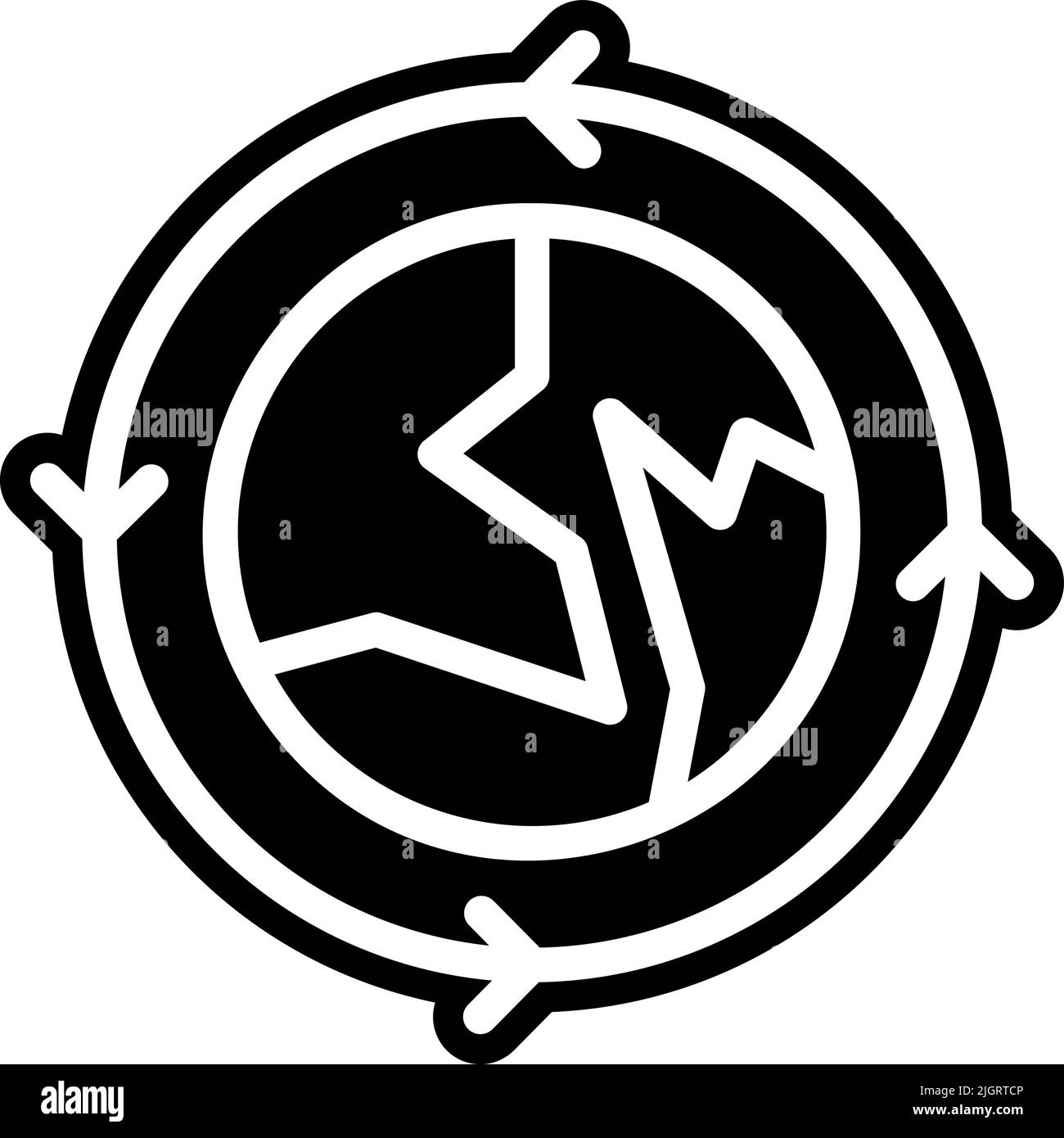 Earth day rotation icon Stock Vector Image & Art - Alamy