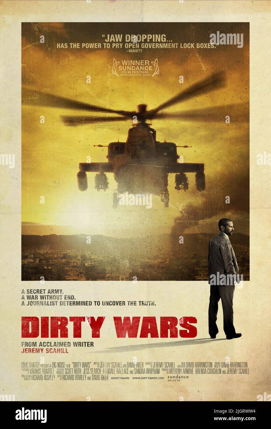 JEREMY SCAHILL POSTER, DIRTY WARS, 2013 Stock Photo - Alamy