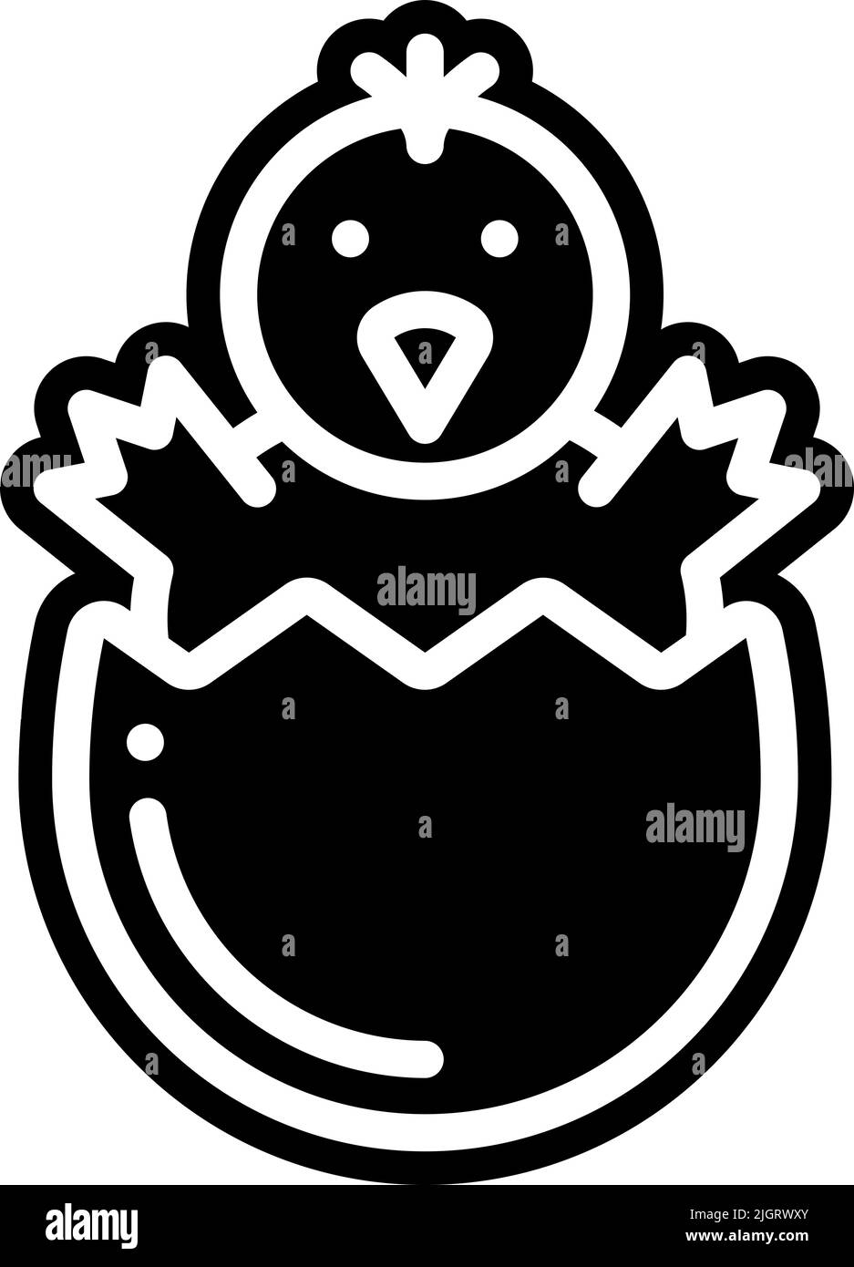 Chick cartoon Black and White Stock Photos & Images - Alamy