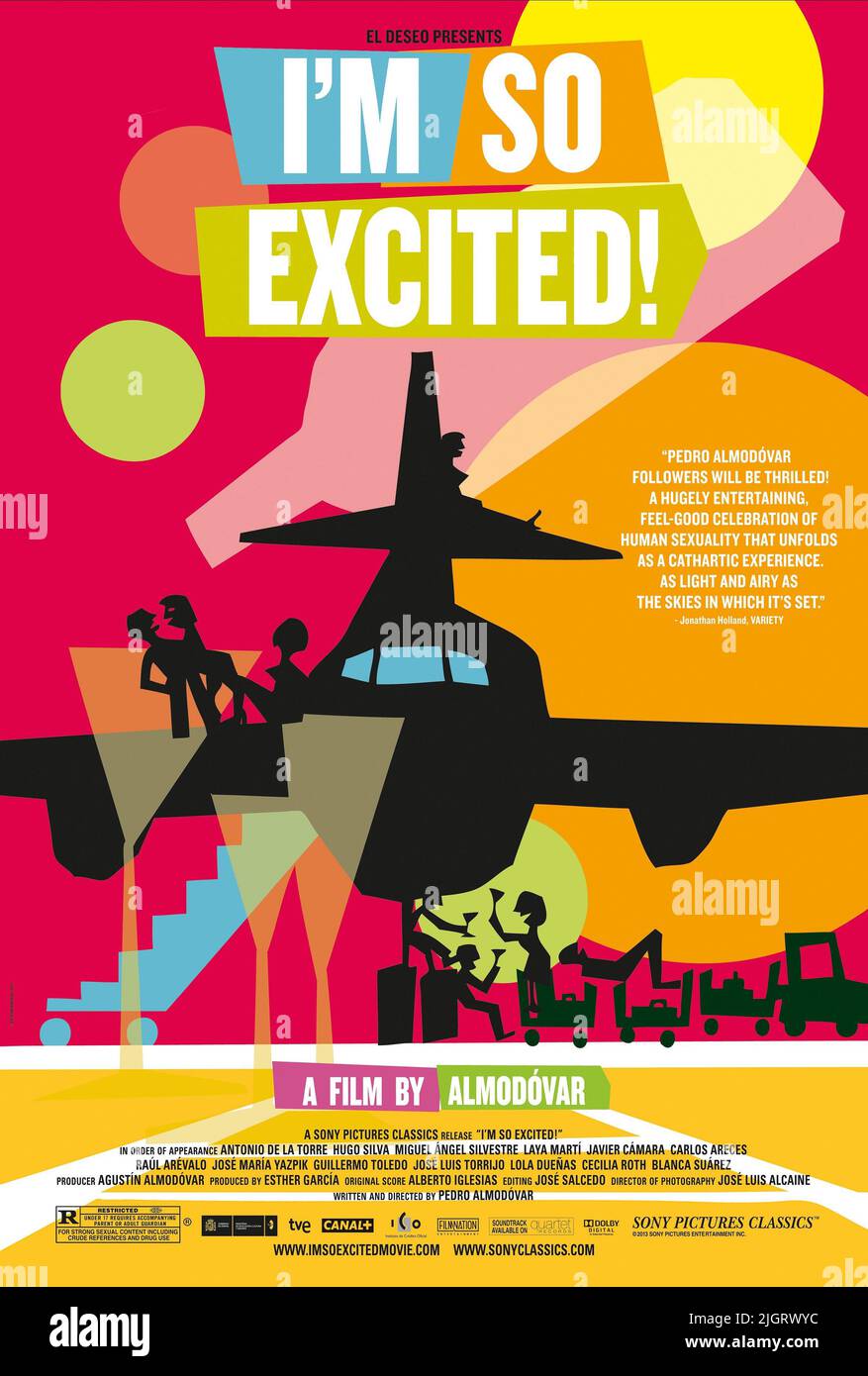 MOVIE POSTER, I'M SO EXCITED!, 2013 Stock Photo - Alamy