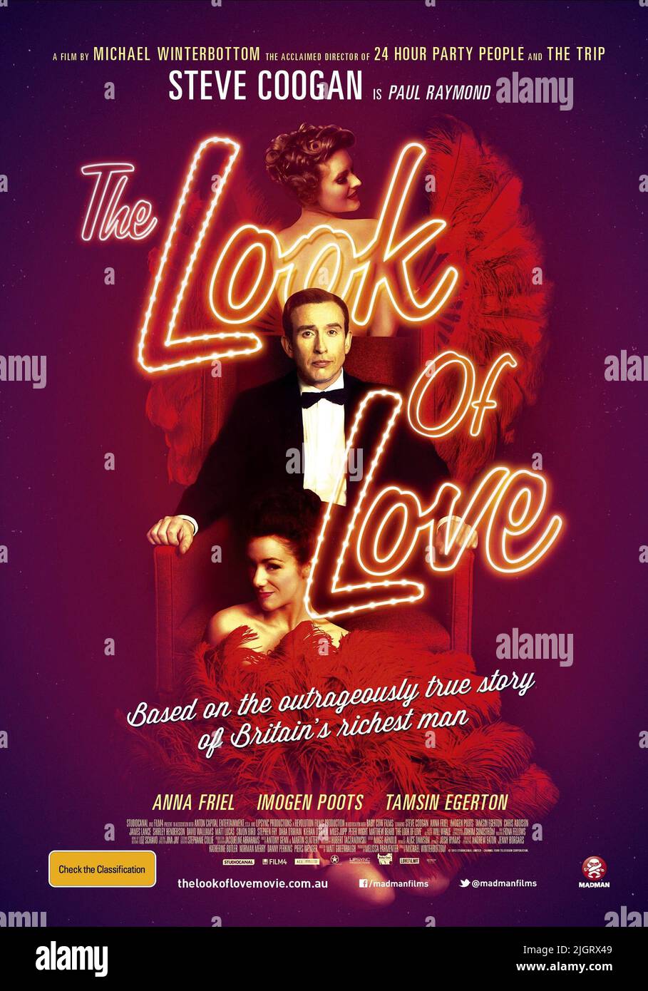STEVE COOGAN POSTER, THE LOOK OF LOVE, 2013 Stock Photo - Alamy
