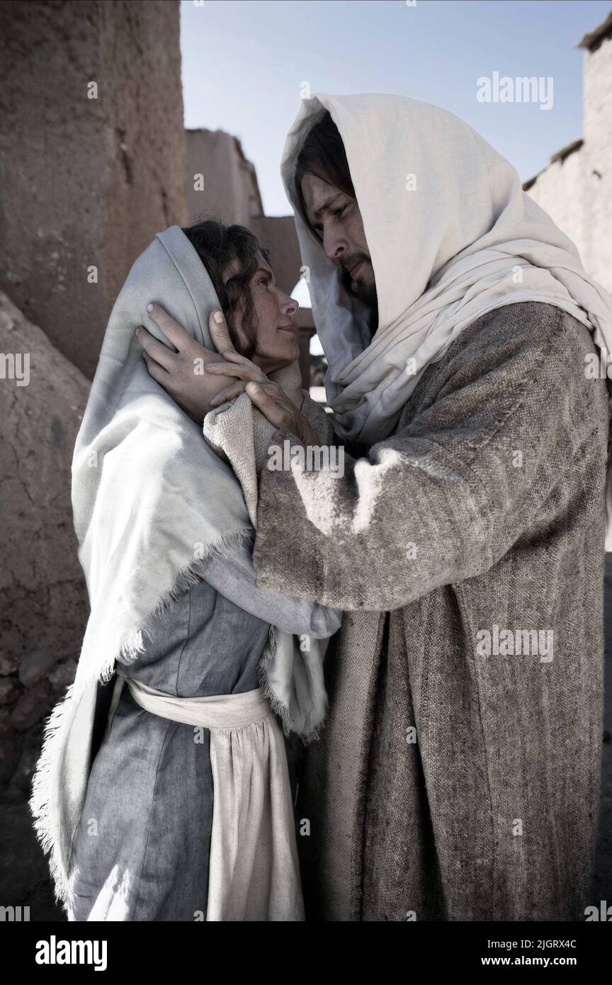 Roma downey diogo morgado bible hi-res stock photography and images - Alamy
