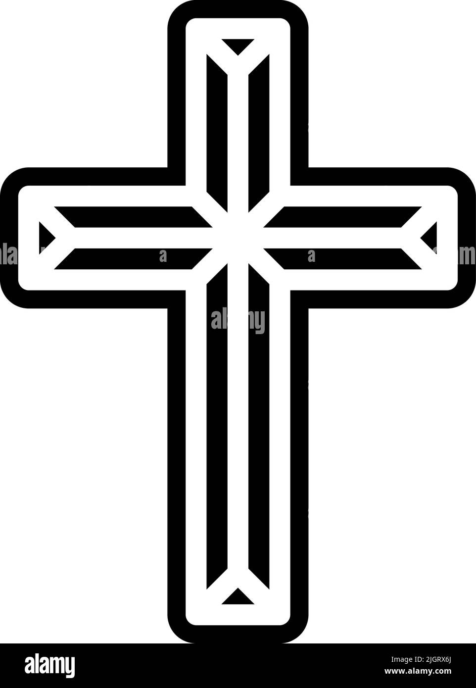 Easter day christian cross icon Stock Vector Image & Art - Alamy