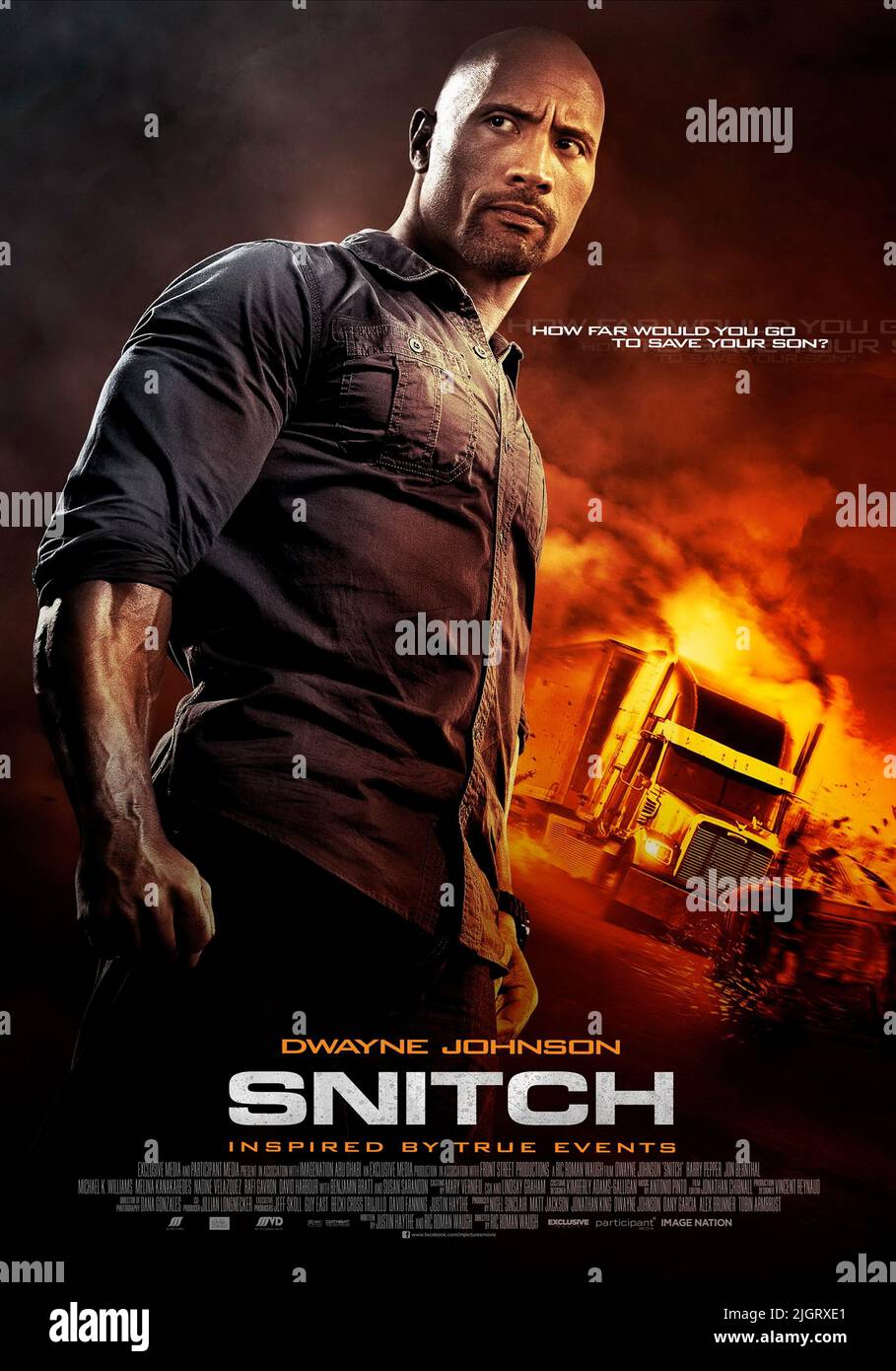 DWAYNE JOHNSON POSTER, SNITCH, 2013 Stock Photo - Alamy