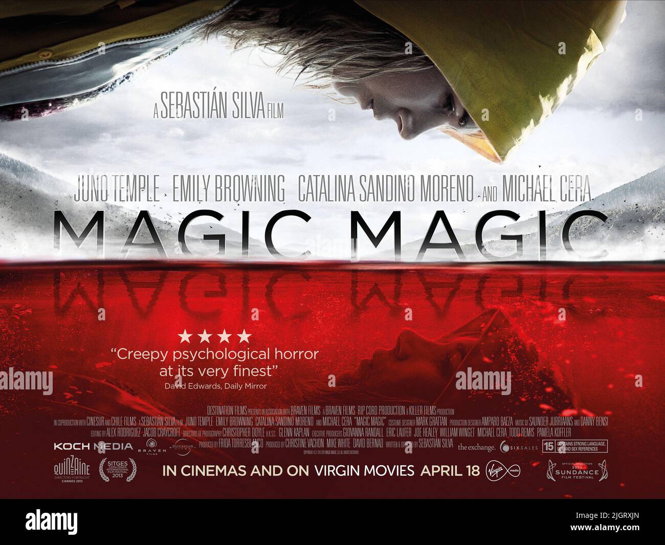 JUNO TEMPLE POSTER, MAGIC MAGIC, 2013 Stock Photo - Alamy
