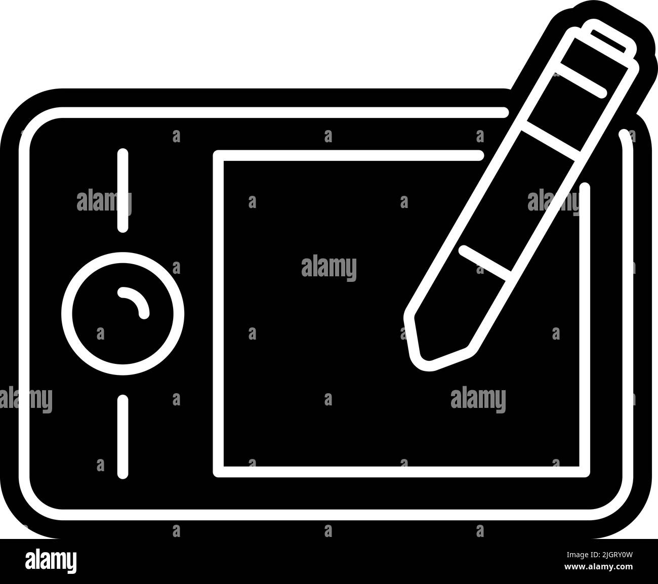 Graphic tablet pen hand Black and White Stock Photos & Images - Alamy