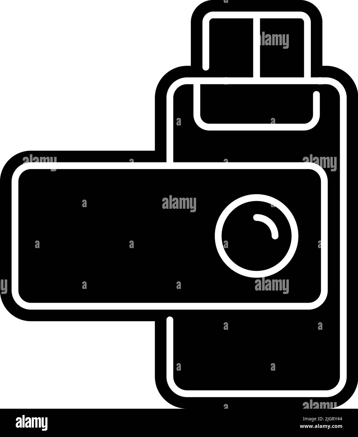 Electronic equipment flashdrive icon Stock Vector Image & Art - Alamy