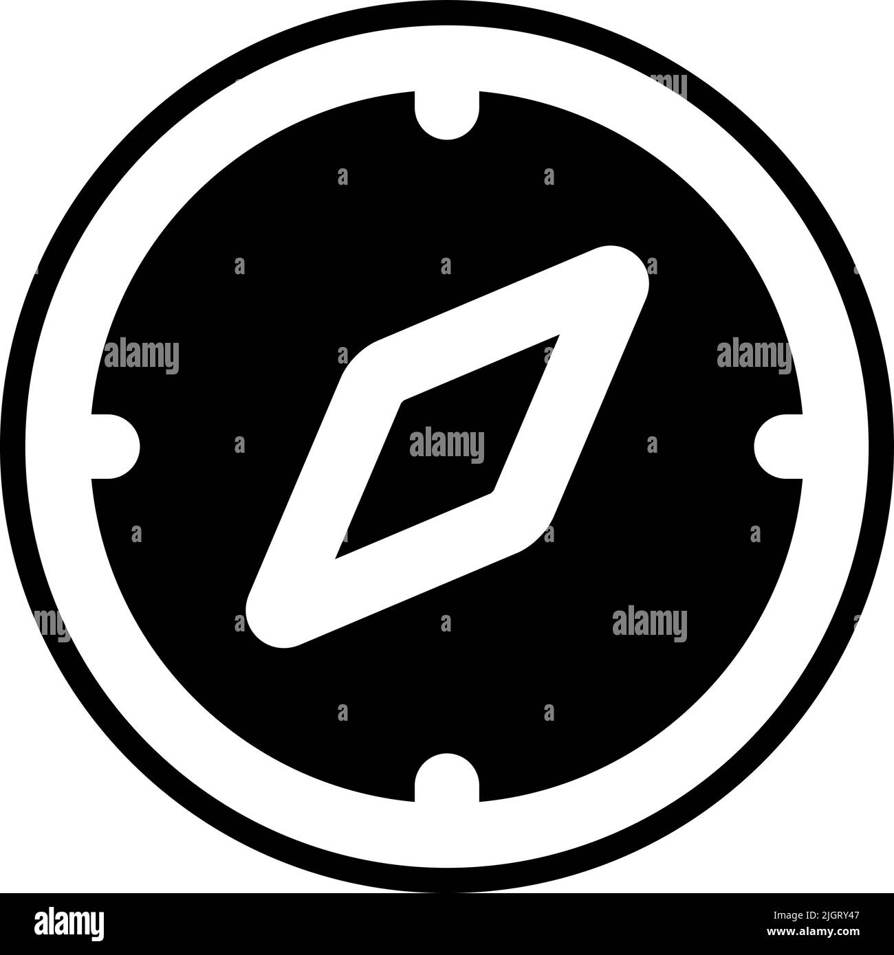 Essential app compass icon Stock Vector Image & Art - Alamy