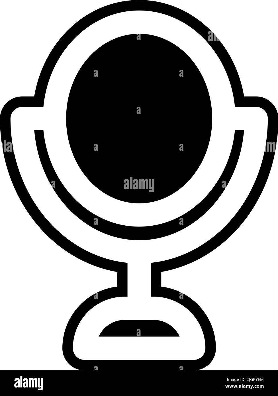 Small mirror frame Stock Vector Images - Alamy