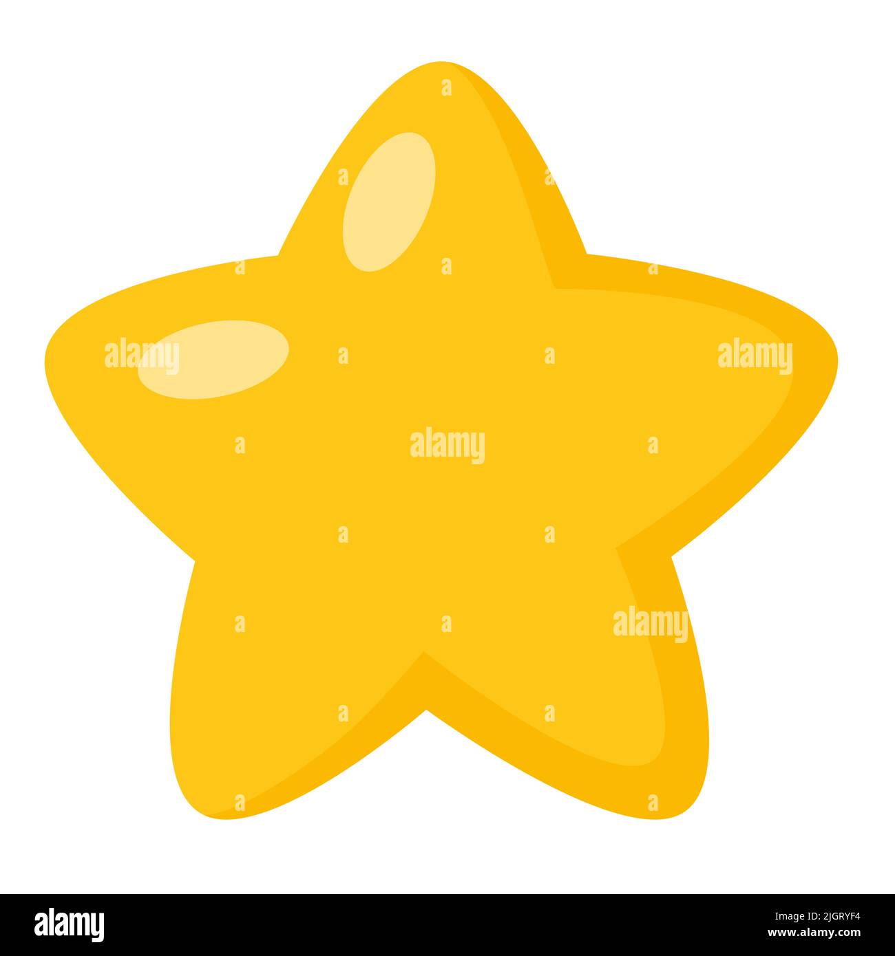 Star icon. Shiny golden star symbol Stock Vector Image & Art - Alamy