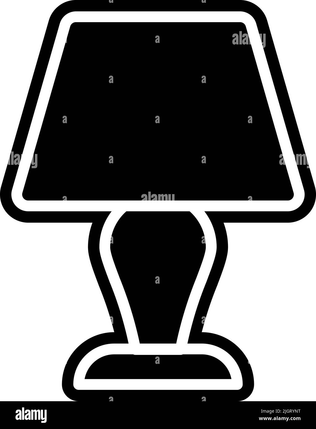 Lamp icon Black and White Stock Photos & Images - Alamy