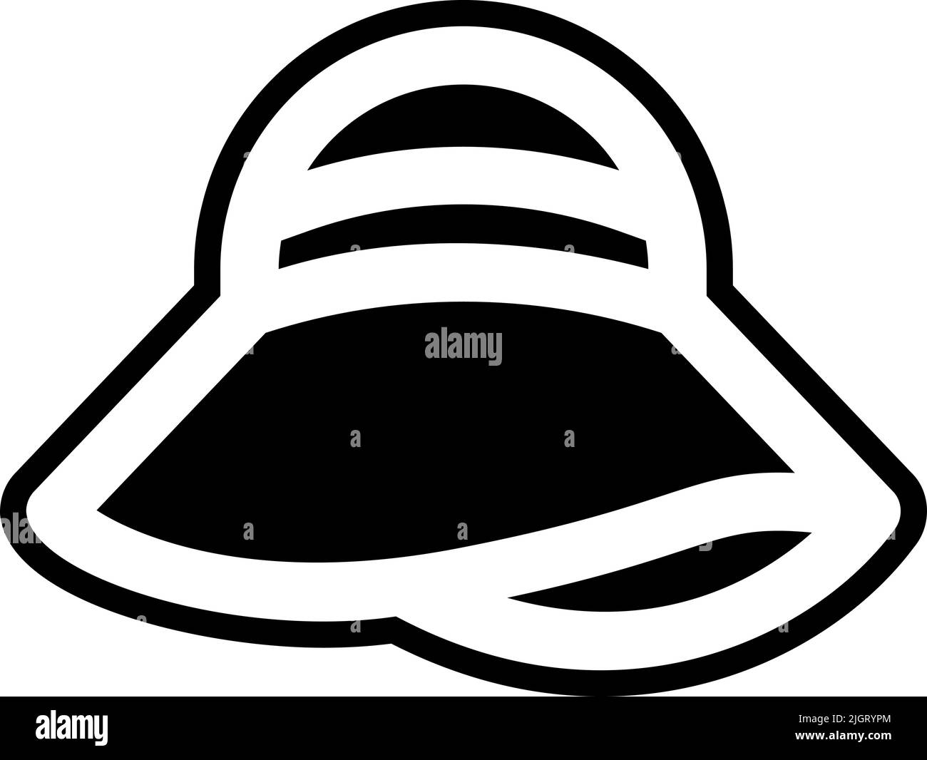 Fashion pamela hat icon Stock Vector Image & Art - Alamy