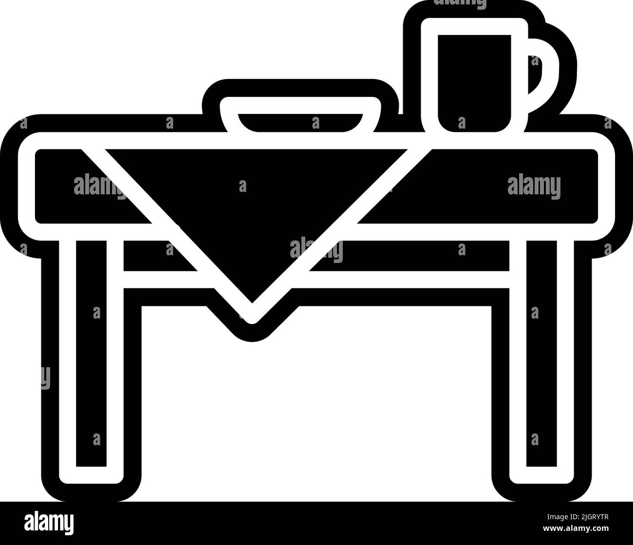 Furniture dining table icon Stock Vector Image & Art - Alamy