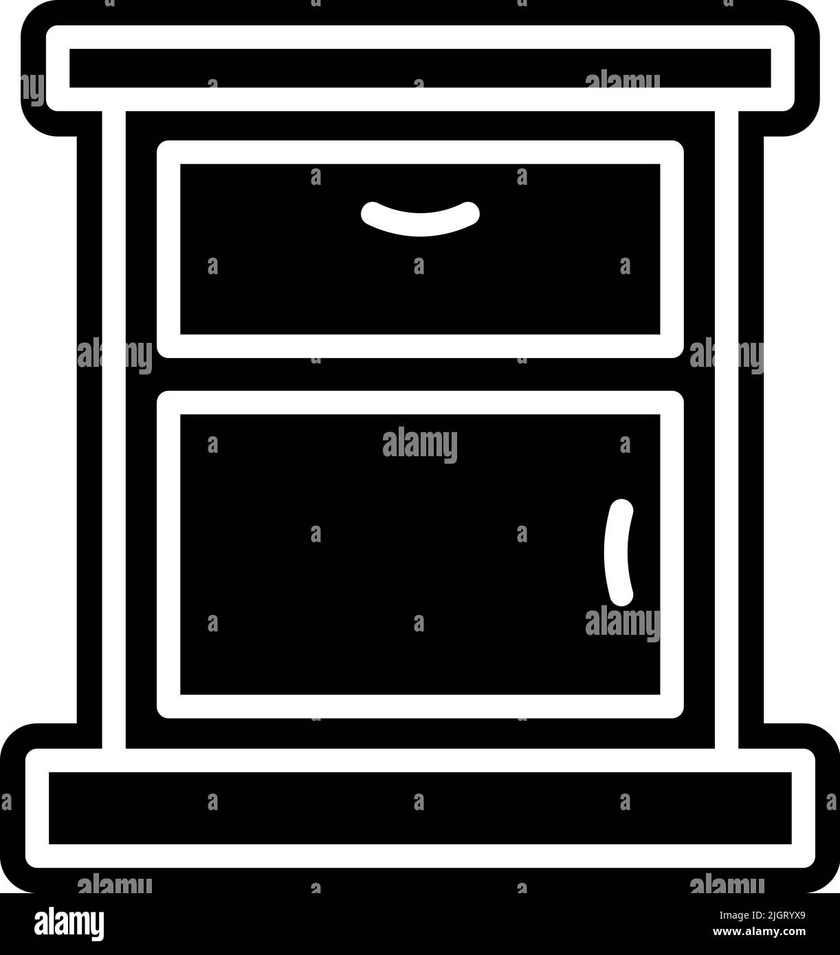 Furniture drawer icon Stock Vector Image & Art - Alamy