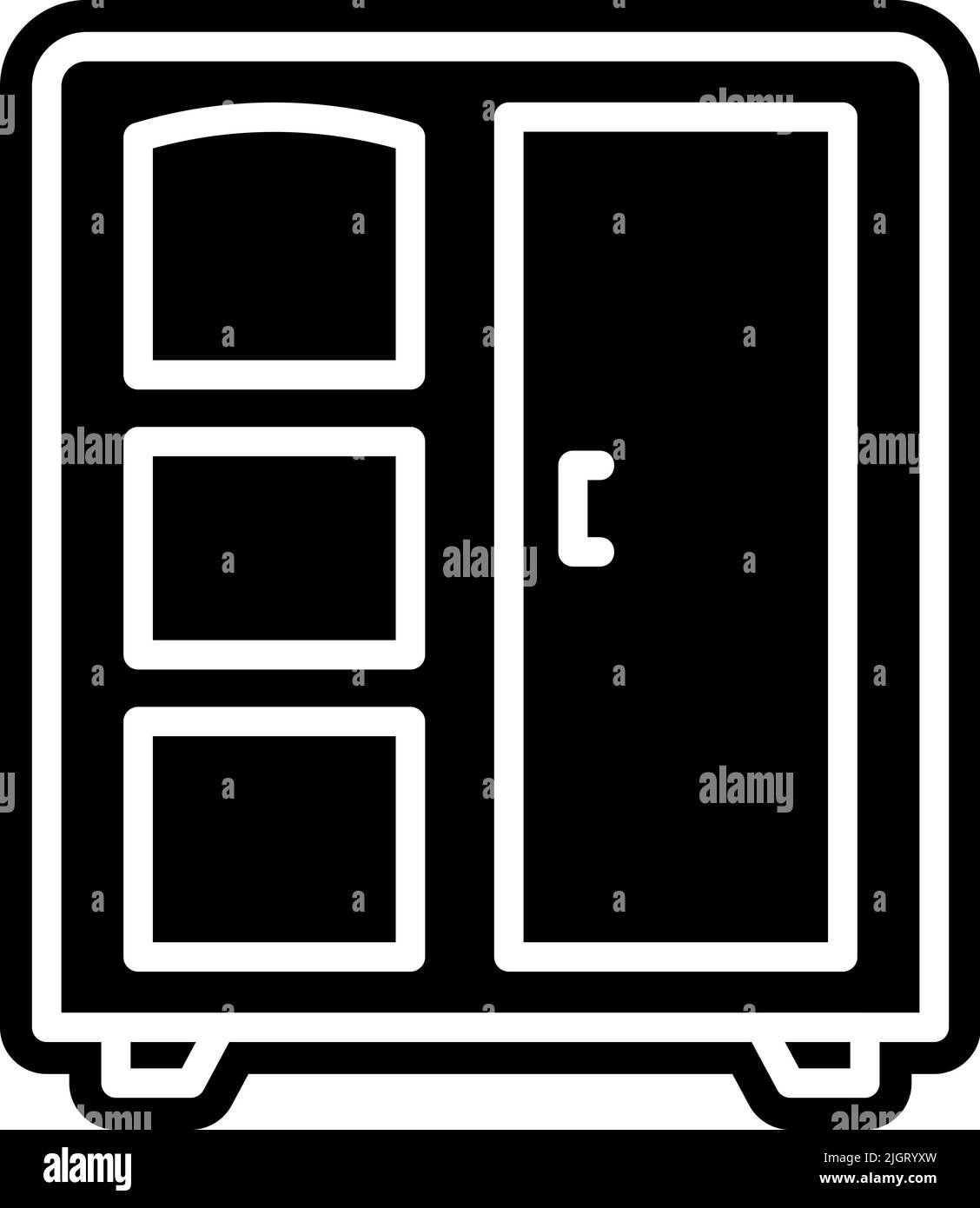 Furniture cabinet icon Stock Vector Image & Art - Alamy