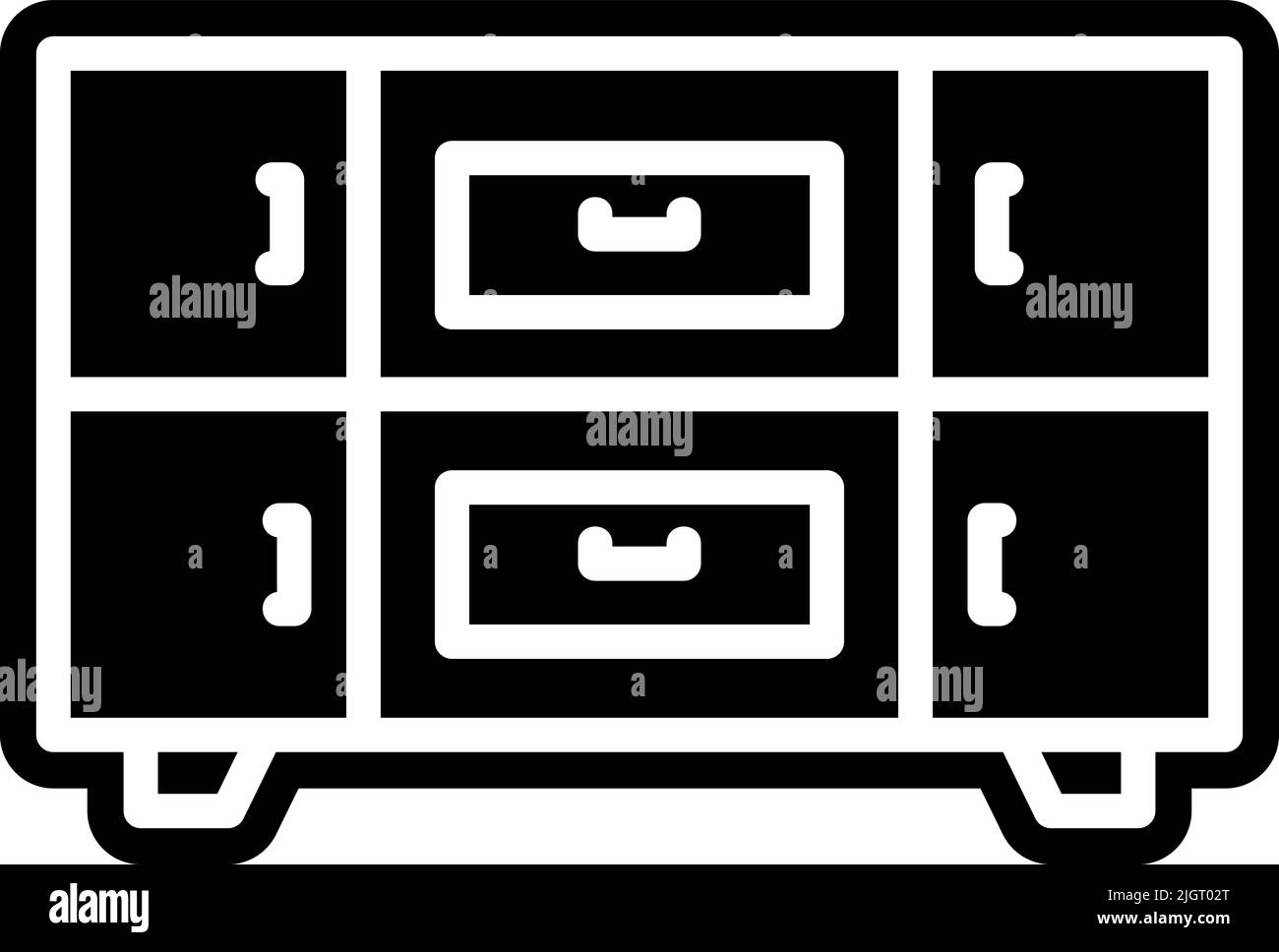 Open bathroom cabinet Stock Vector Images - Alamy