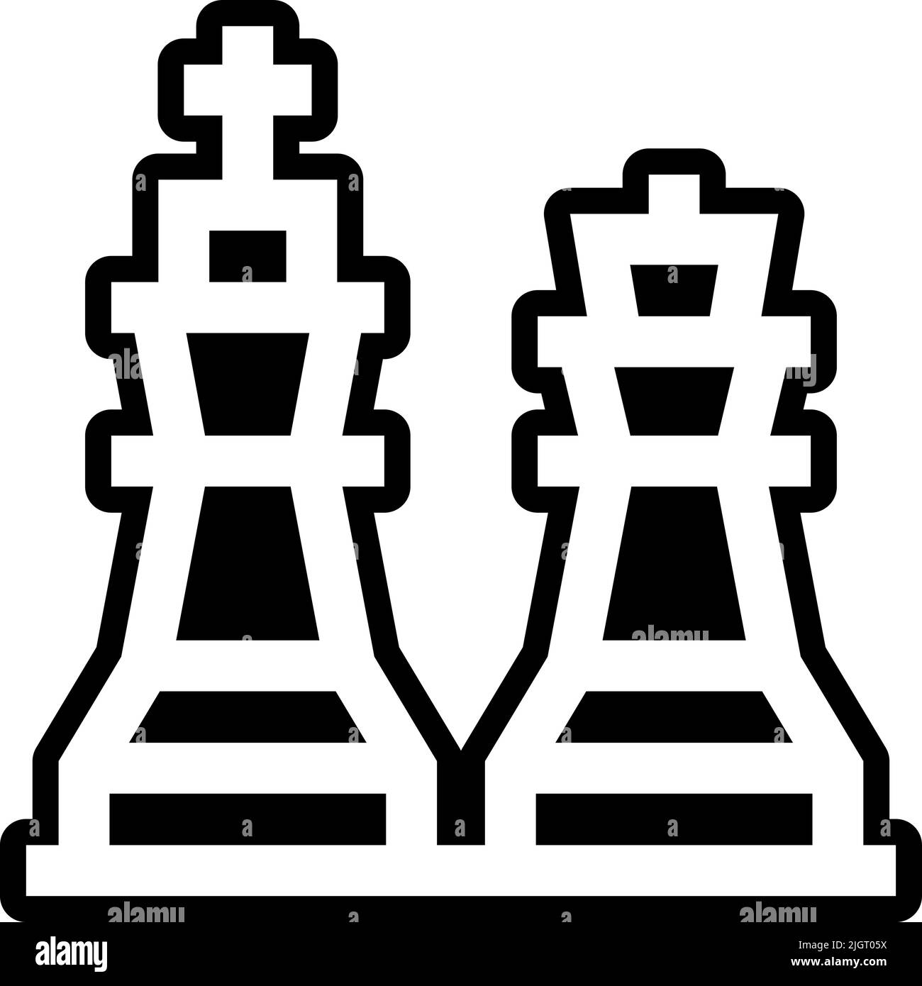 Gaming chess pieces icon Stock Vector Image & Art - Alamy