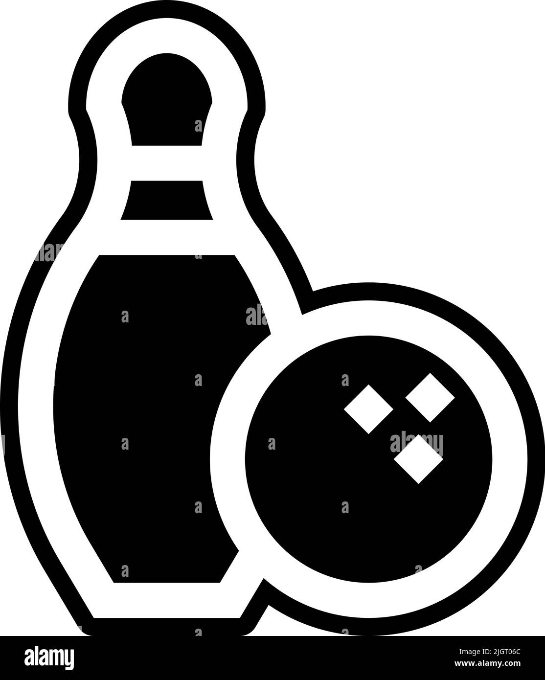 Gaming bowling icon Stock Vector Image & Art - Alamy