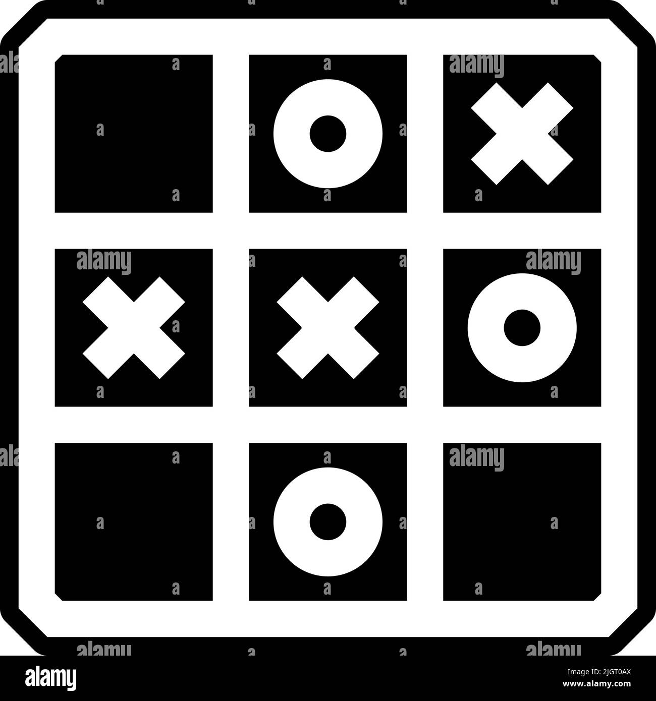 Gaming tic tac toe icon Stock Vector Image & Art - Alamy