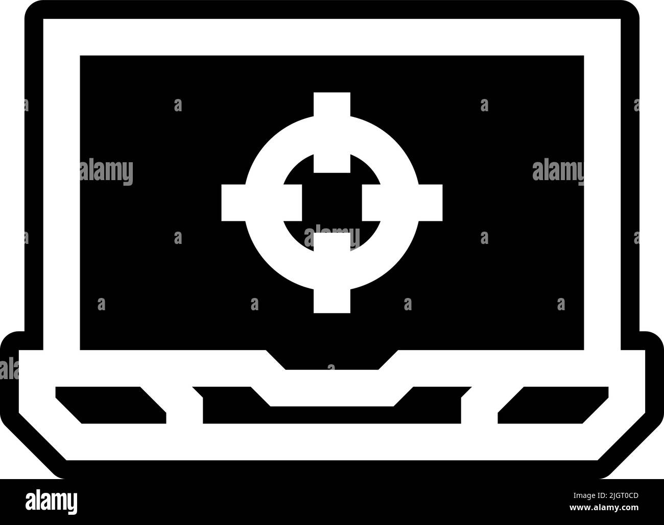 Gaming laptop icon Stock Vector Image & Art - Alamy