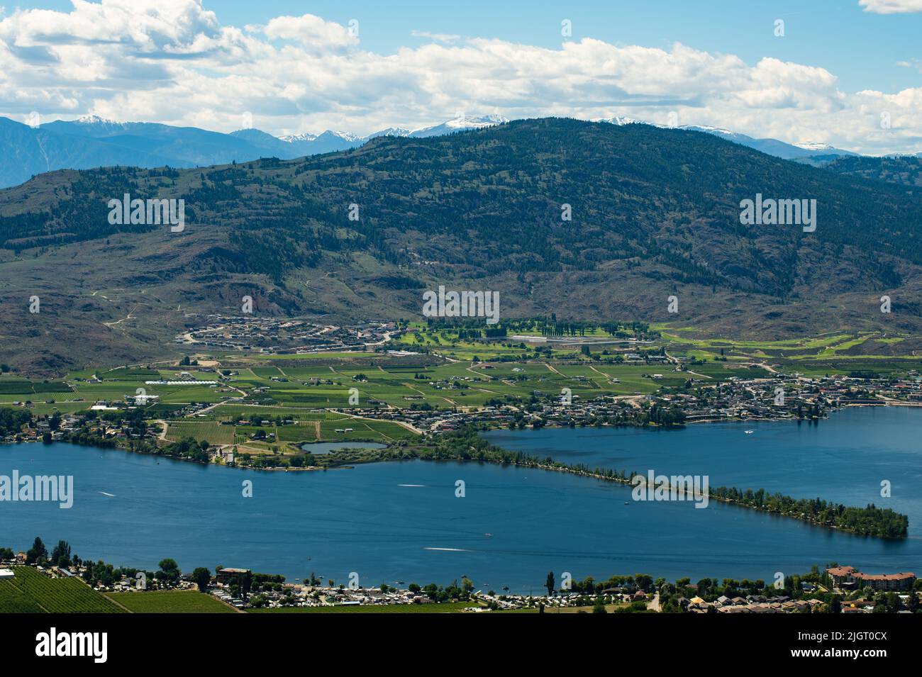 Osoyoos Lake, Osoyoos, British Columbia, Canada Stock Photo - Alamy