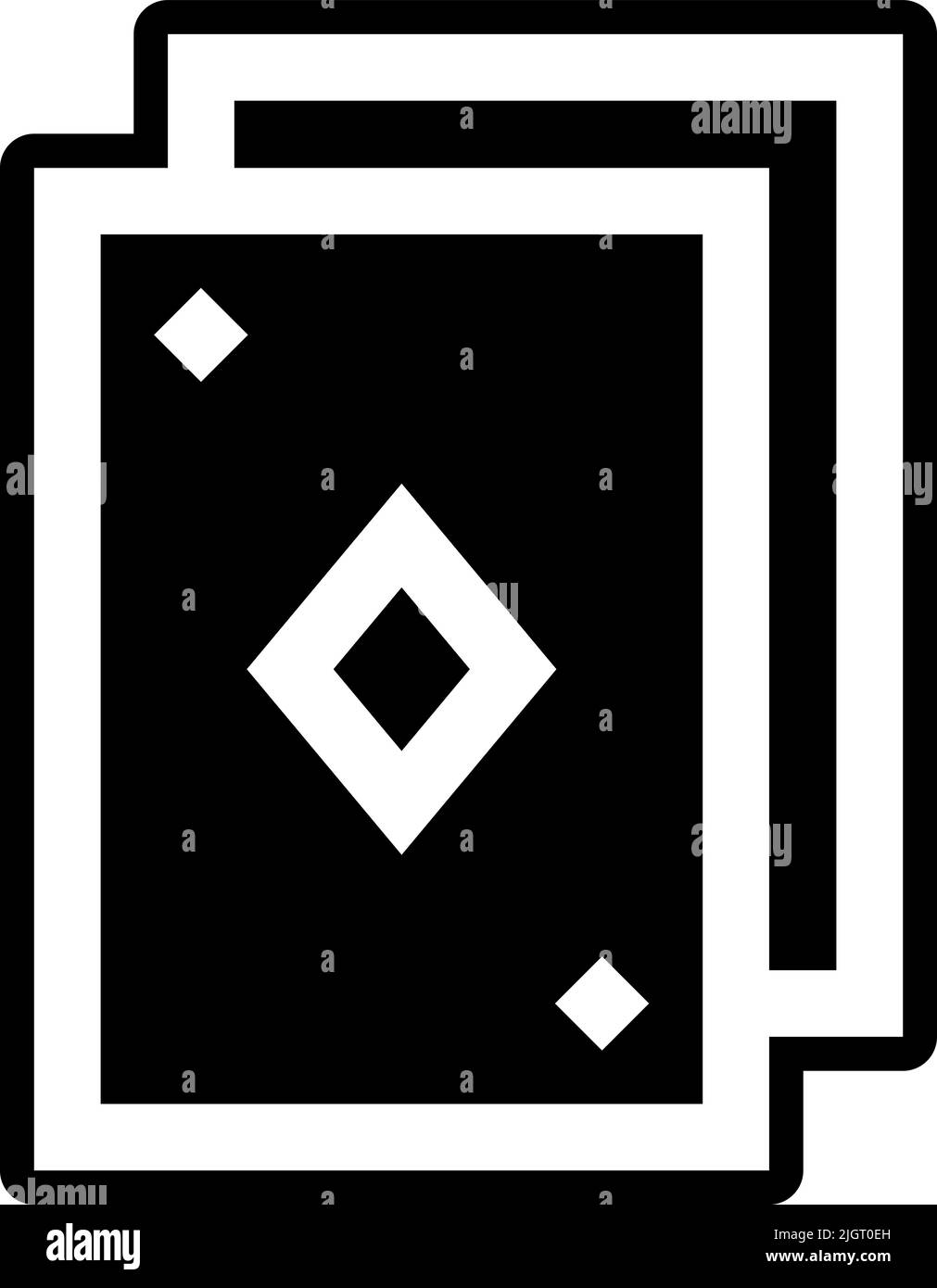 Gaming poker cards icon Stock Vector Image & Art - Alamy