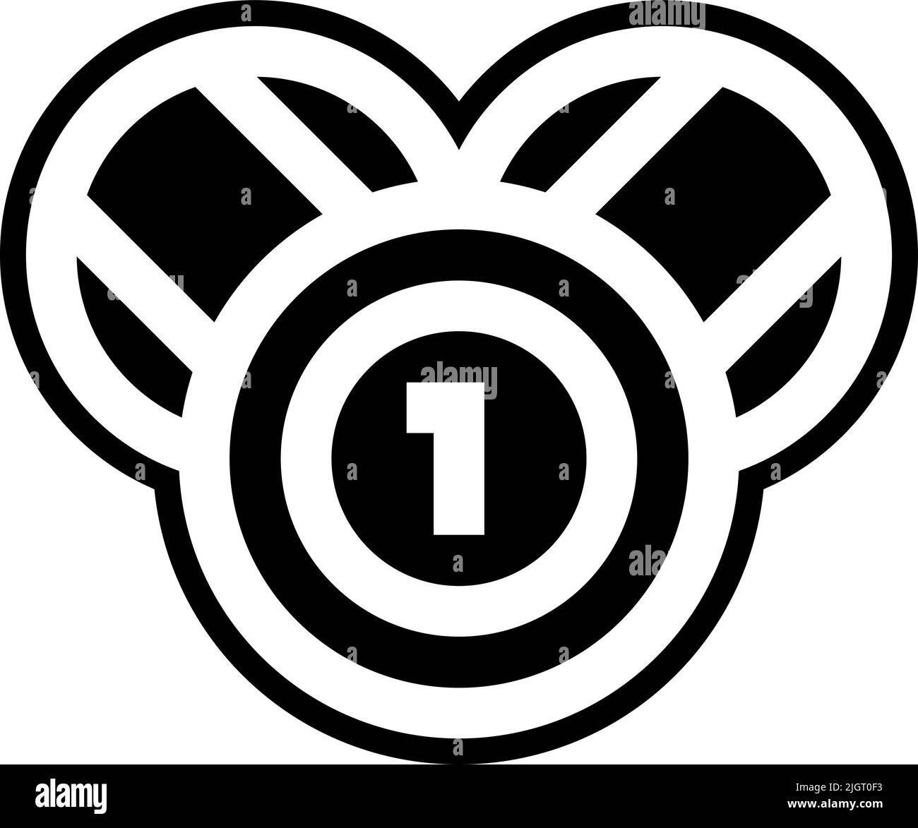 Simple billiard ball line Stock Vector Images - Alamy