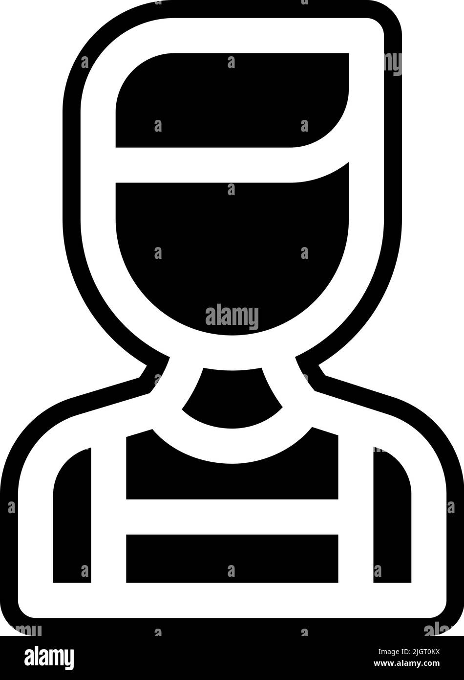 Simple barber shop emblem Stock Vector Images - Alamy