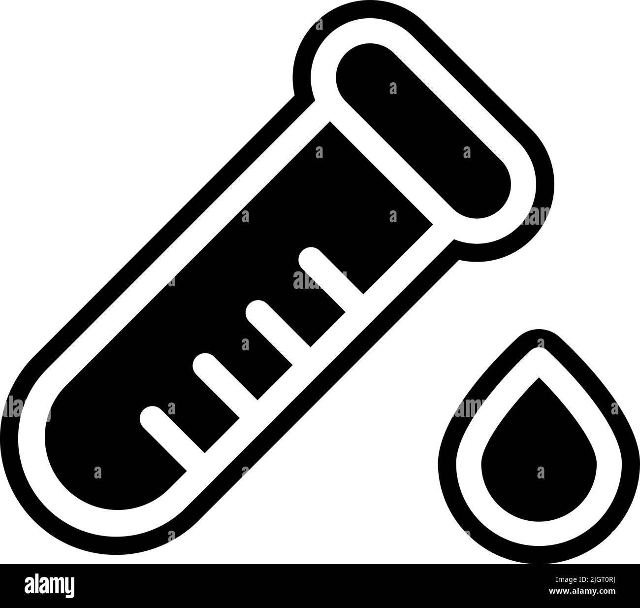 Healthy and medical blood sample icon Stock Vector Image & Art - Alamy