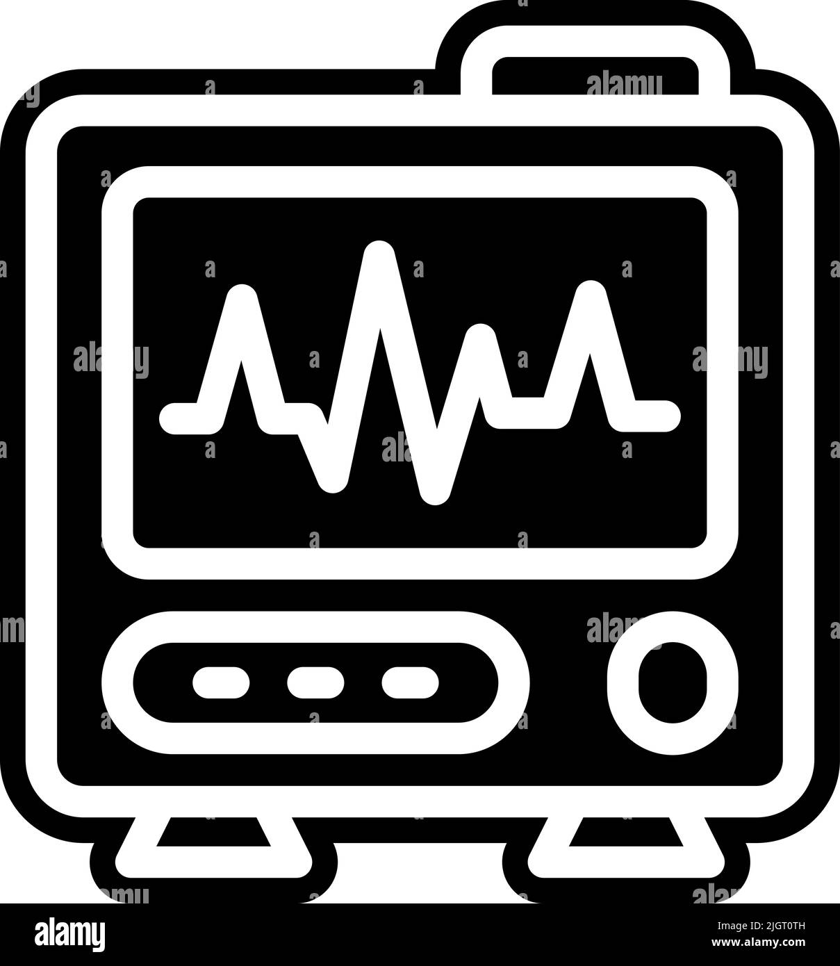Healthy and medical ekg monitor icon Stock Vector Image & Art - Alamy