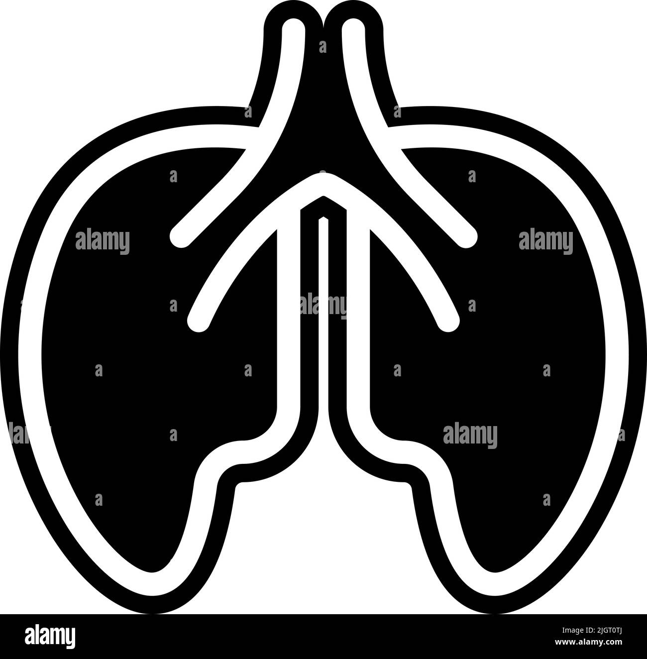 Healthy and medical lungs icon Stock Vector Image & Art - Alamy