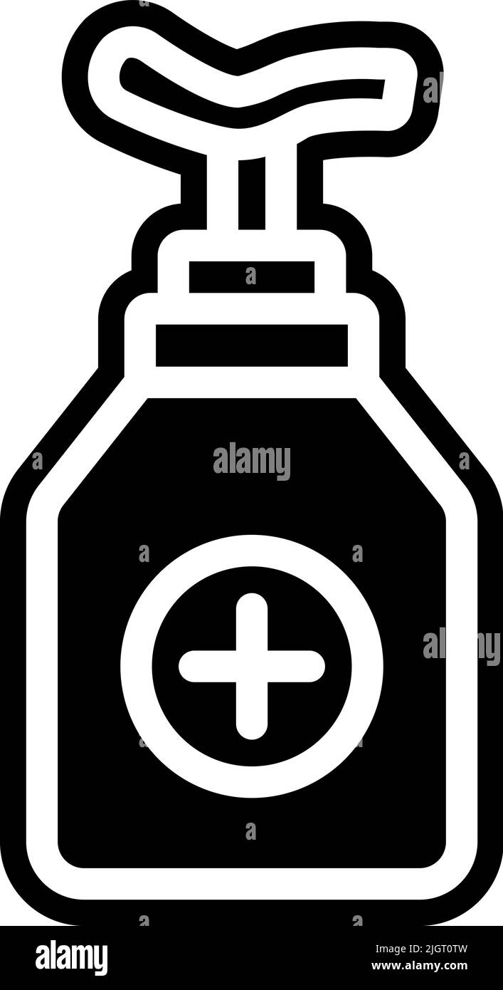 Healthy and medical hand sanitizer icon Stock Vector Image & Art - Alamy