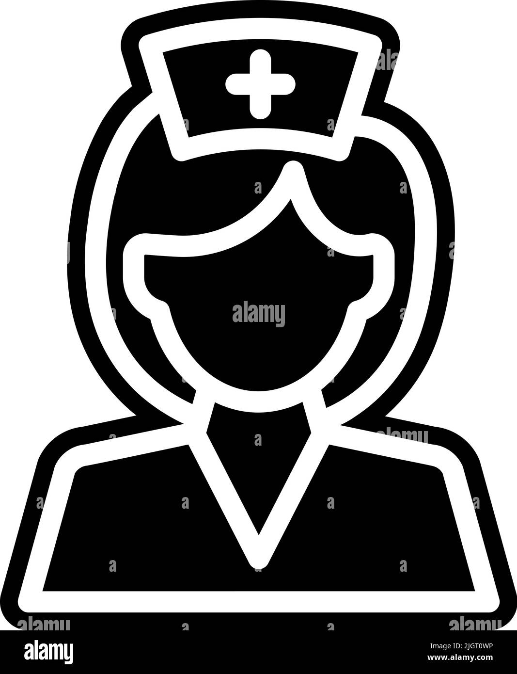 Healthy and medical nurse icon Stock Vector Image & Art - Alamy